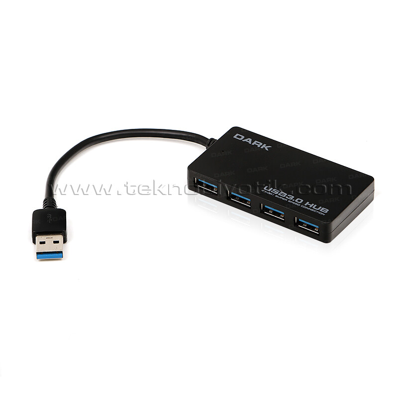 Dark Connect Master 4 Port USB 3.0 USB Çoklayıcı HUB (DK-AC-USB341 ...