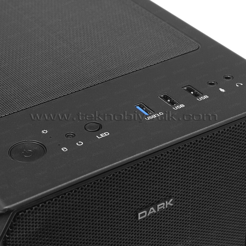 Dark Guardian PRO 4x12cm ARGB LED Fanlı, Full Cam Yan ve Mesh Ön Panel ...
