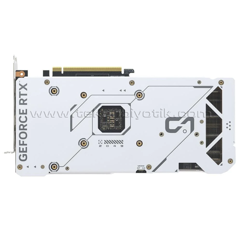 Asus RTX 4070 DUAL-RTX4070-O12G-GAMING OC 192 Bit GDDR6X 12 GB White ...
